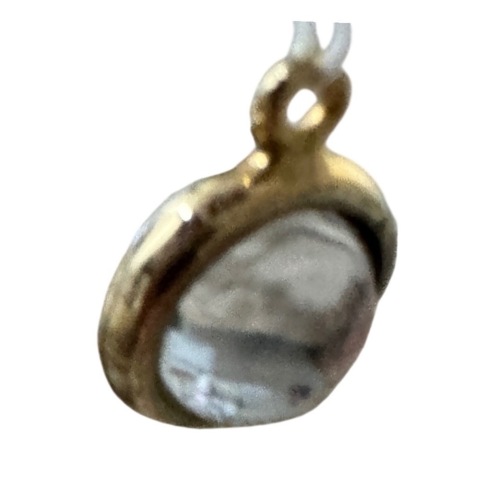 Unbranded | Jewelry | Vintage Lucite Bubble Pendant Gold Tone Clear Orb ...